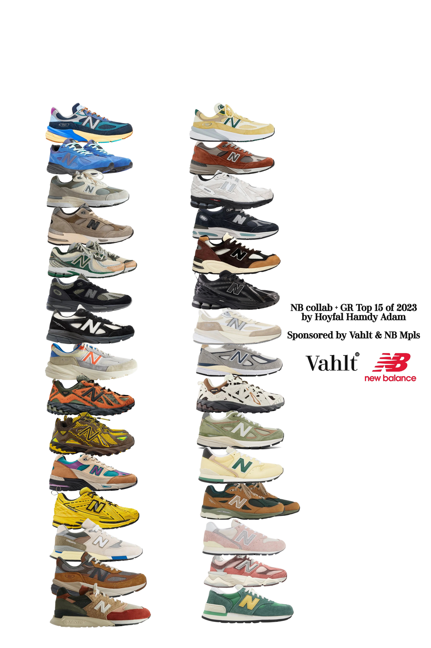 Top 15 NB Collabs + GRs of 2023 – Vahlt